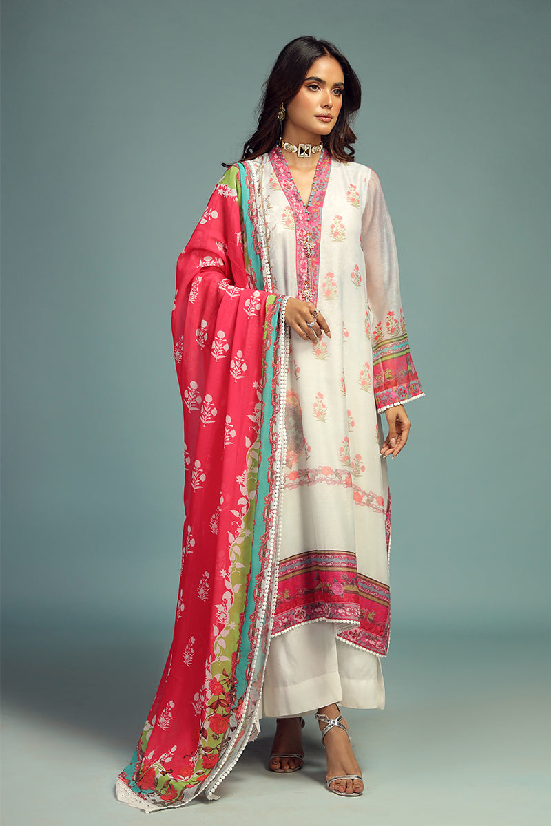 Gul Bahaar Shirt With Dupatta (2 Pc) – Wardha Saleem